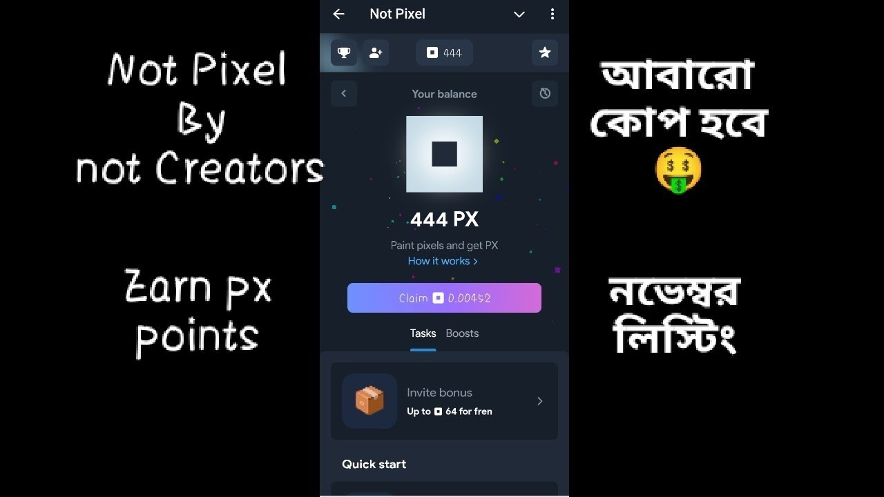 Not Pixel Telegram Bot | Legit Project | Complete tasks to earn more px ...