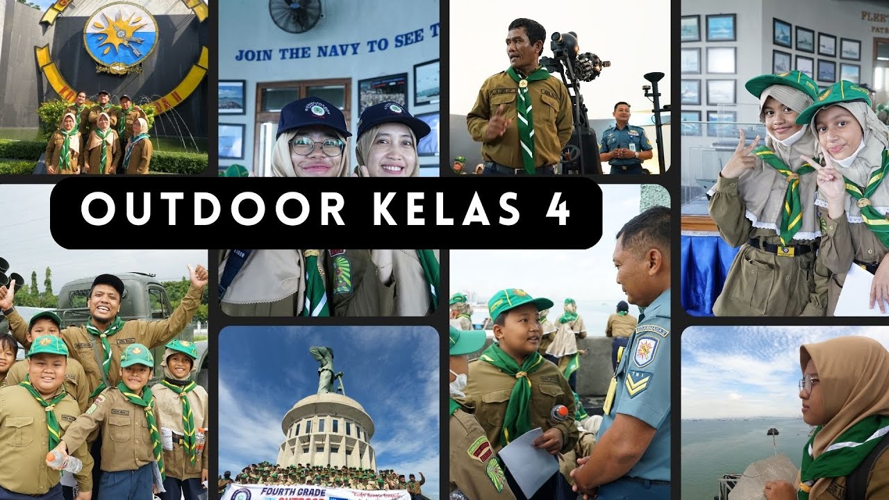 Outdoor kelas 4 SDMM di Koarmatim Surabaya & Kantor PWM Jatim - YouTube