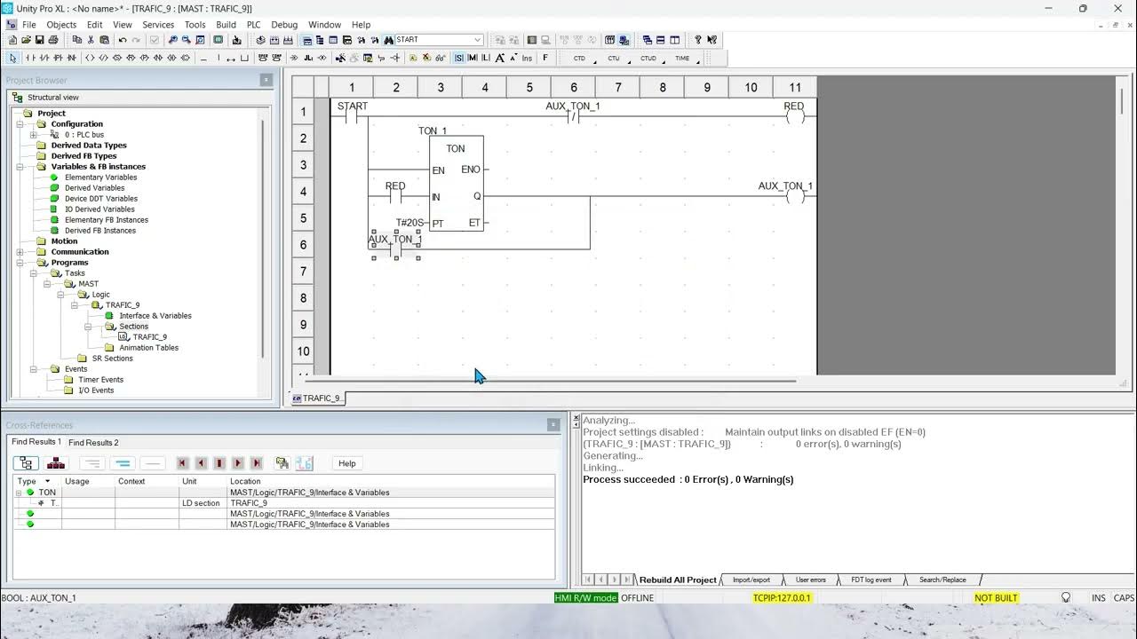 UNITY PRO XL [ TRAFFIC LIGHT ] PROGRAMMING - YouTube