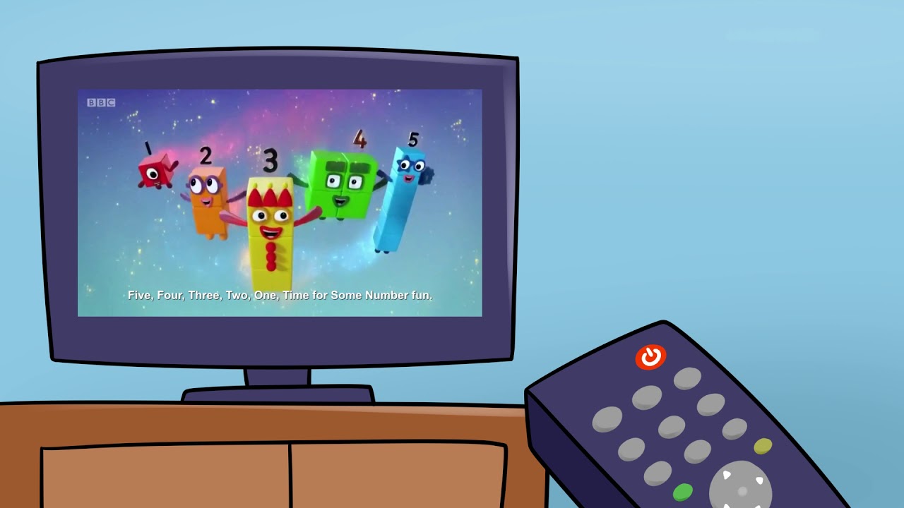 NUMBER BLOCKS ON TV - YouTube