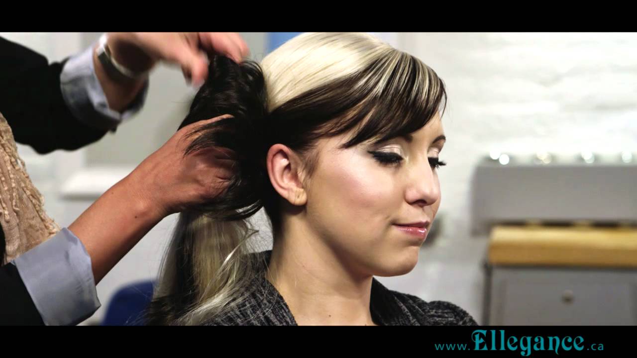 COMMENT INSTALLER UNE POSTICHE, QUEUE DE CHEVAL - WWW.ELLEGANCE.CA ...