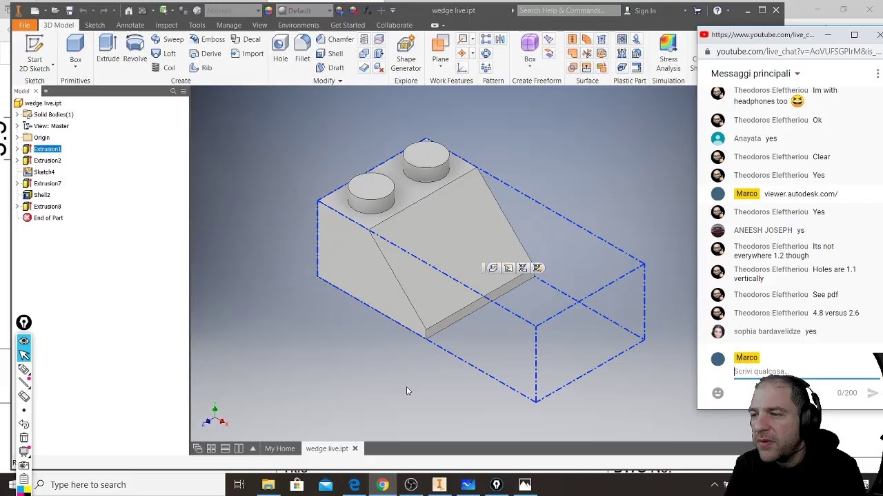Inventor MIDTERM REVIEW - final project instructions - YouTube