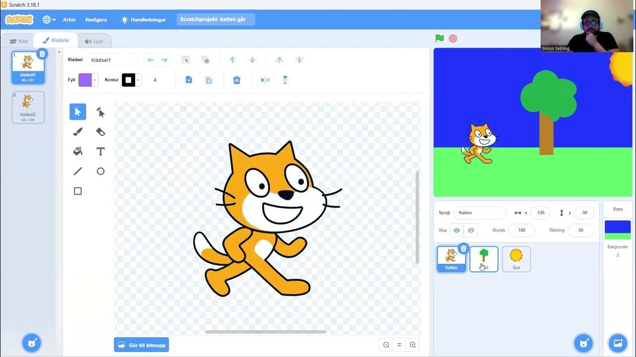 Scratch genomgång bakgrund - YouTube
