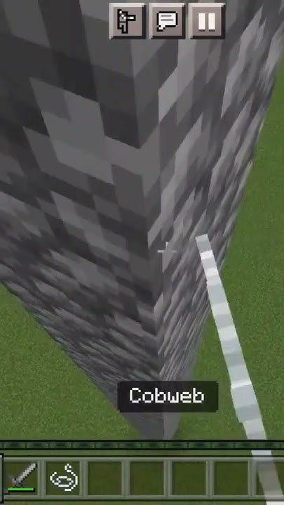 Minecraft cobweb MLG Video - YouTube