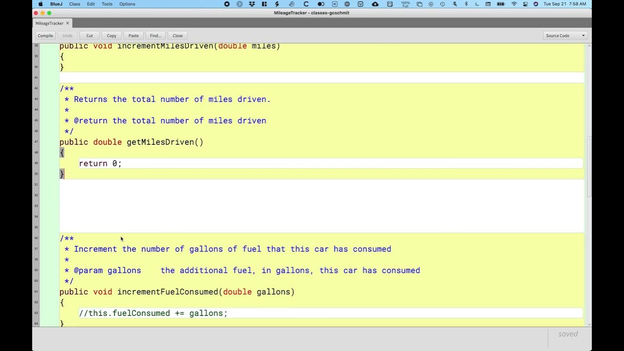 Apcsa Classes 0202 Implement Unit Test Youtube