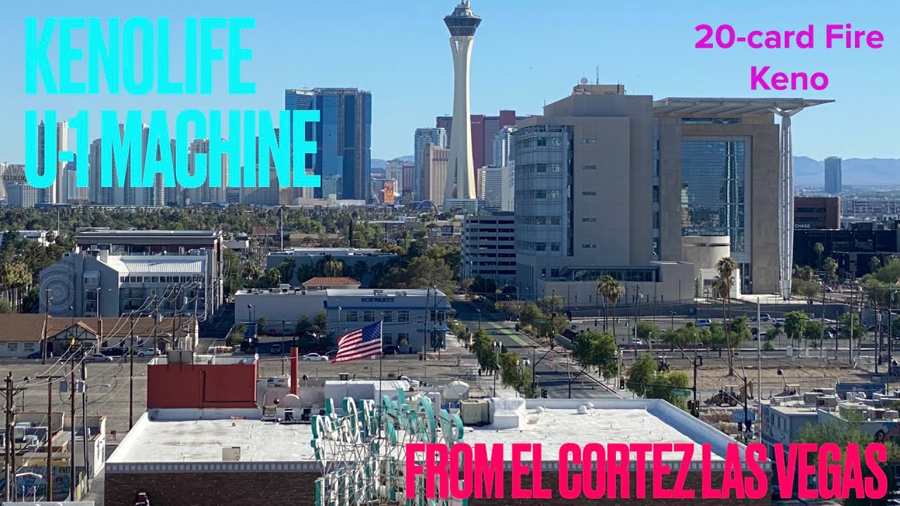 U-1 20-card Fire Power Keno from El Cortez Las Vegas #Kenolife # ...