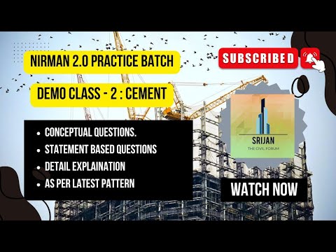 DEMO CLASS - 2 : CEMENT | Hydration of Cement & Bogue's Compounds ...