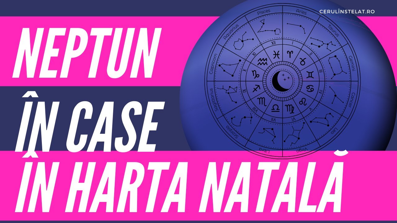NEPTUN ÎN CASE ÎN HARTA NATALĂ - YouTube