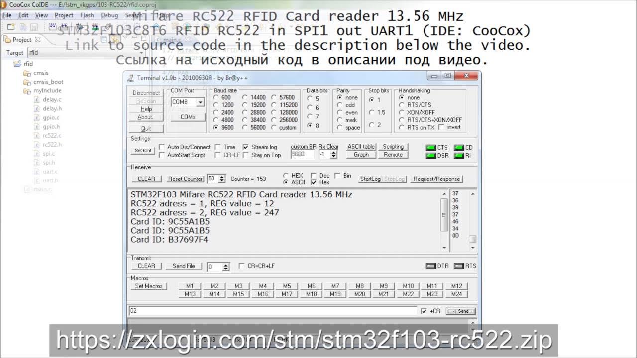 STM32 RC522 Source Code - YouTube