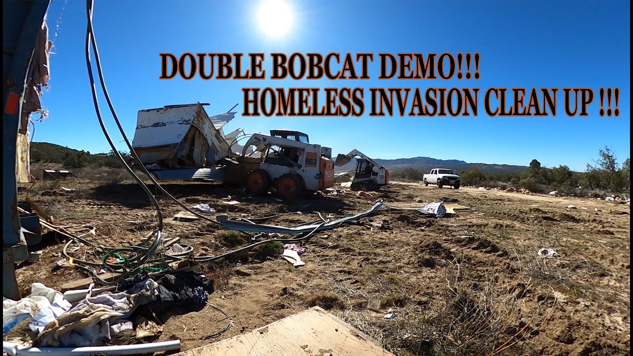 Homeless Invasion Clean Up!!! Day 1 - YouTube
