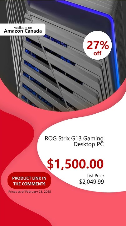 ROG Strix G13 Gaming Desktop PC - YouTube