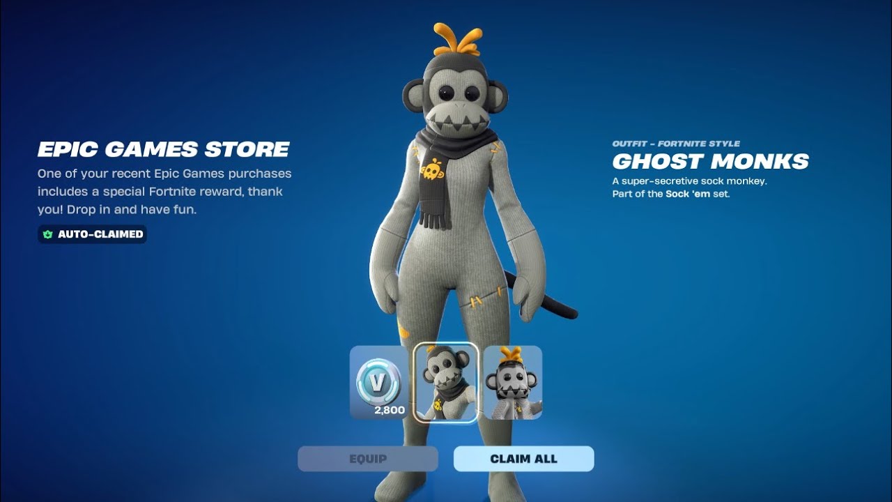HOW TO GET GHOST MONKS SKIN IN FORTNITE! - YouTube