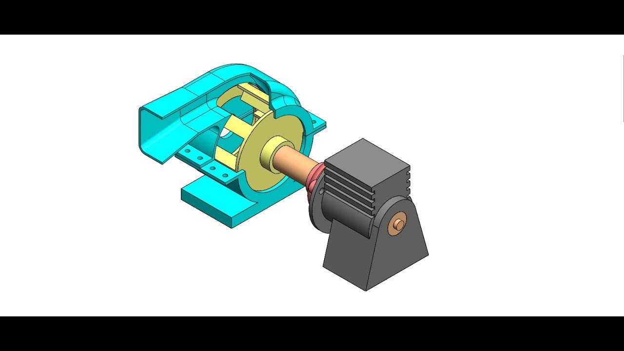Air Blower - Assembly - SolidWorks Tutorial - YouTube