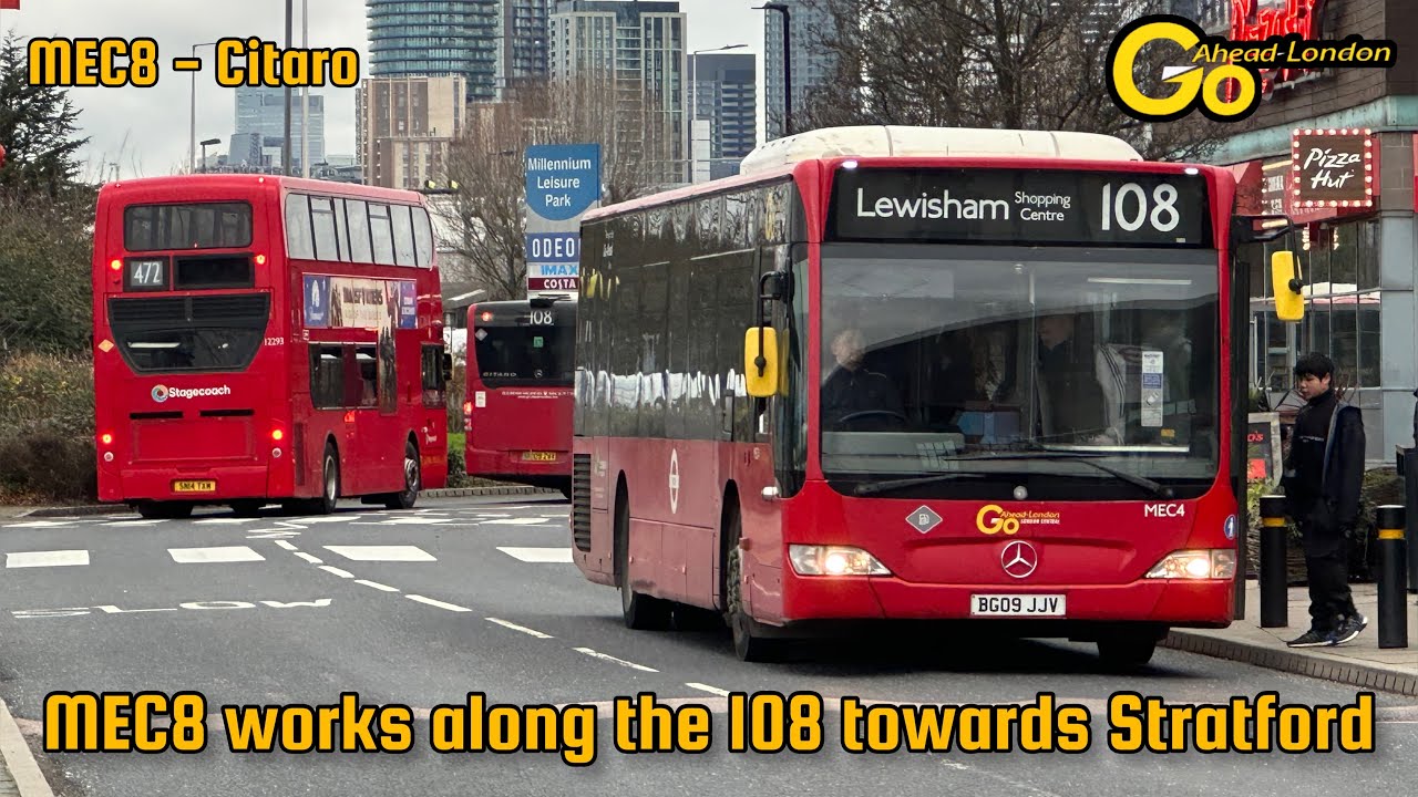 Journey on route 108 | Mercedes-Benz Citaro | Go-Ahead London - (MEC8 ...