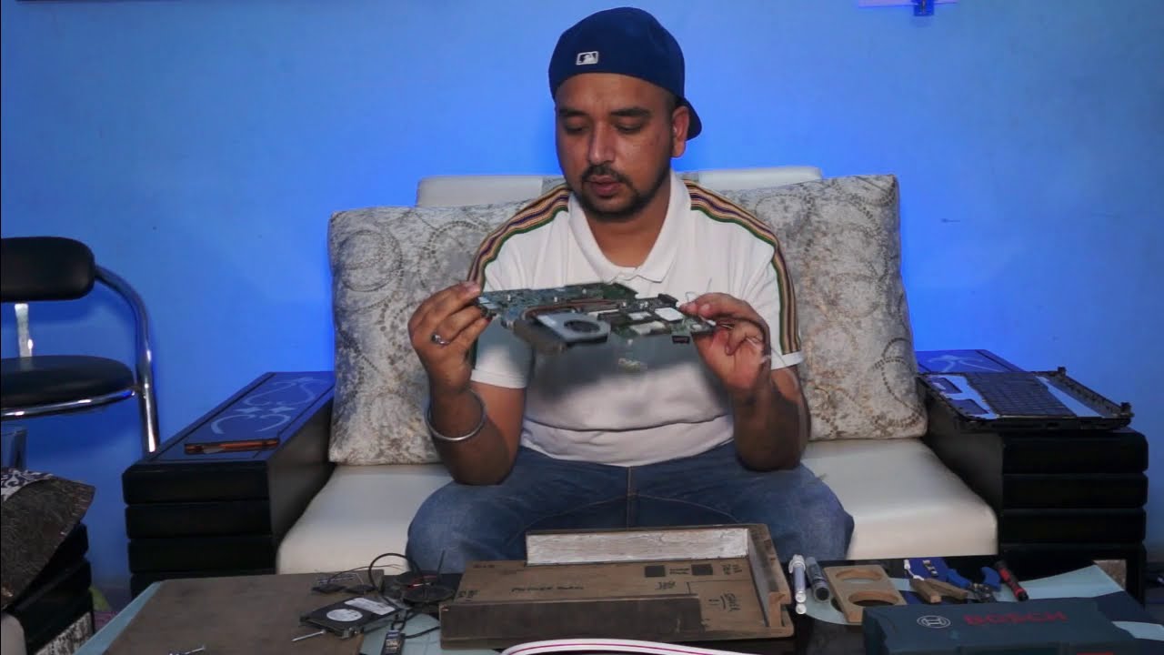 Convert a Damaged broken Laptop into a Desktop ALL-IN-ONE desktop PC ...