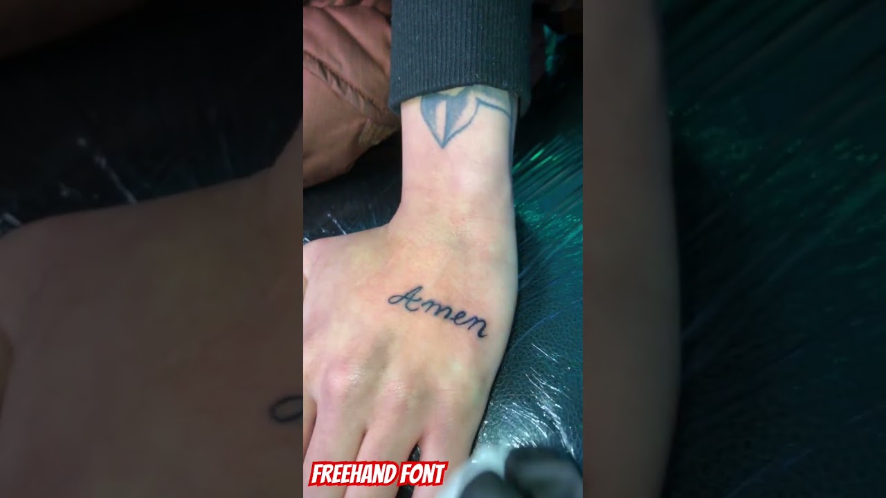 Amen Hand Tattoos