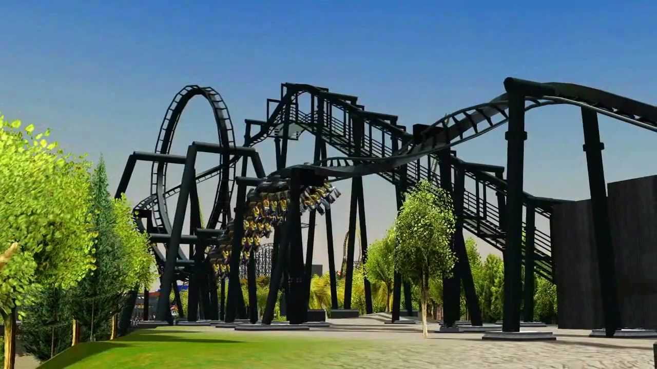 Batman: The Ride - RCT3 Recreation - YouTube