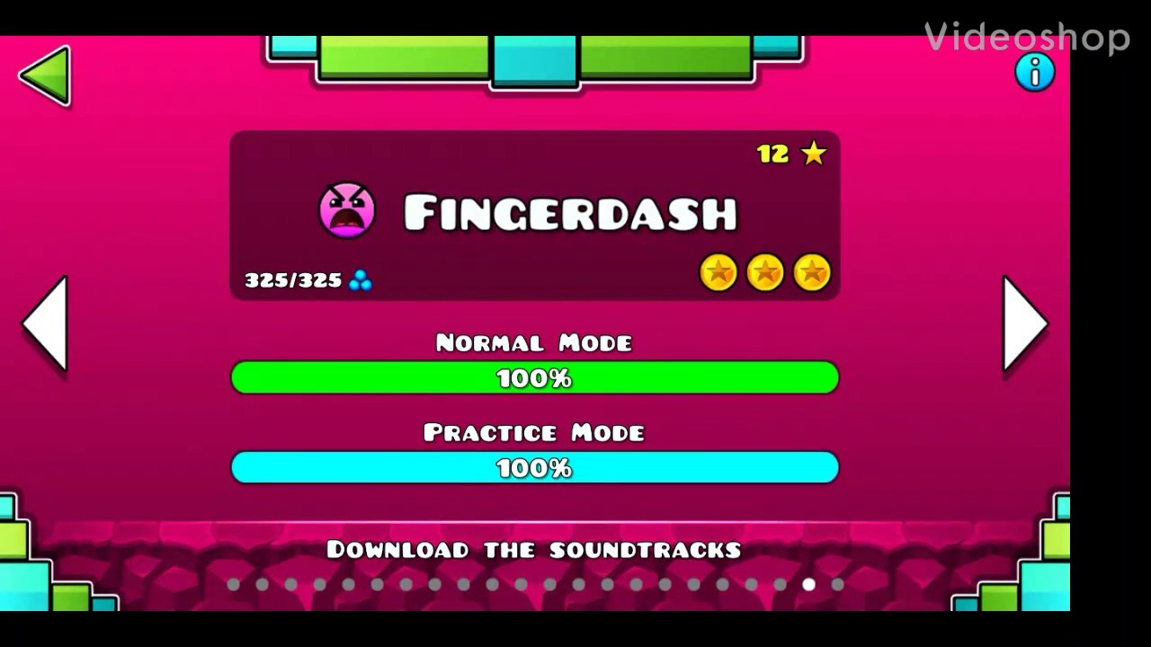 I completed finger dash on geometry dash!!!! - YouTube