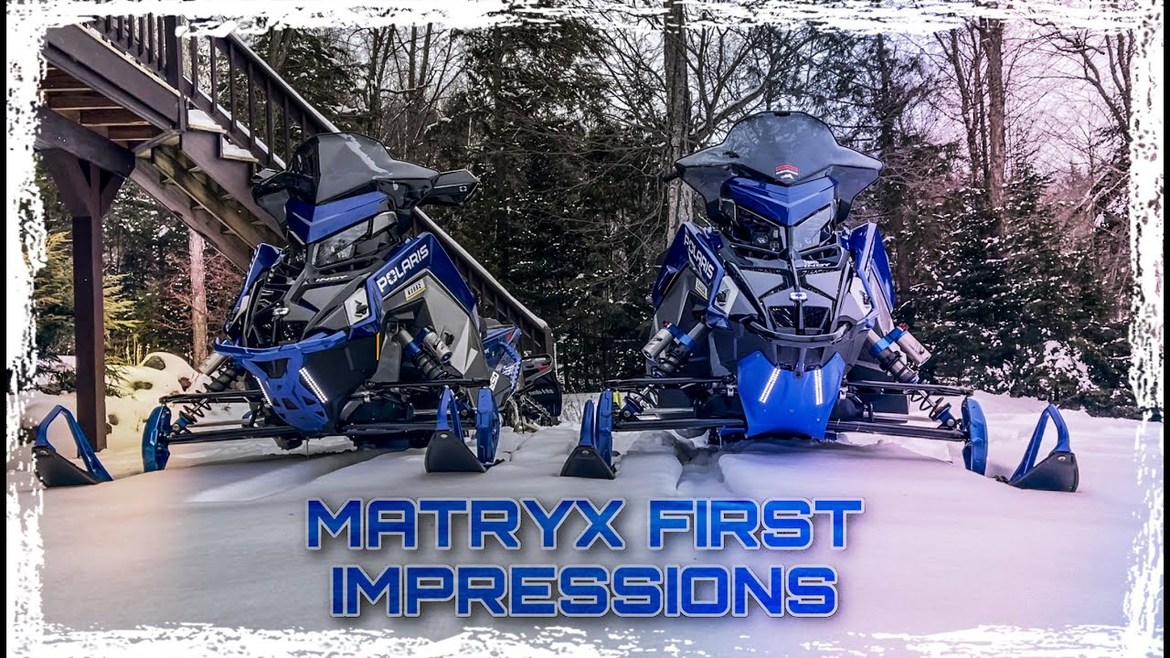 2021 Polaris Matryx 850 VR1 First impressions on the trail - Lenn ...