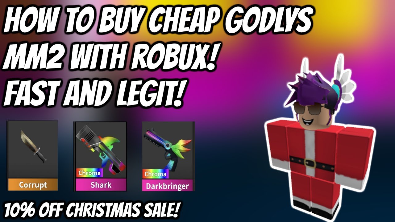 MM2 HOW TO GET CHEAP GODLYS USING DISCORD! | Murder Mystery 2 - YouTube