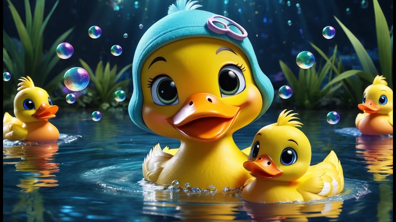 Quacky Ducks and Swishy Fish | Playful Pond Nursery Rhyme for Kids ...