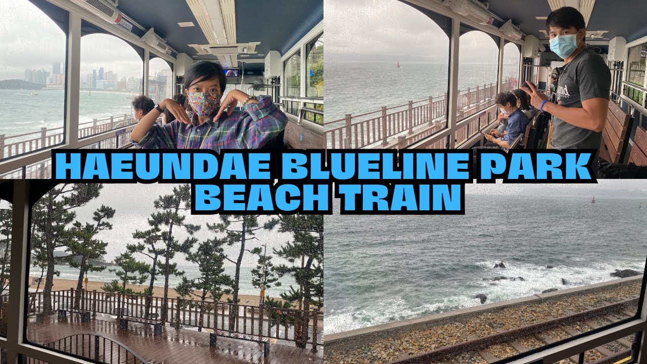Busan Haeundae Blueline Park Beach Train FULL RIDE - YouTube