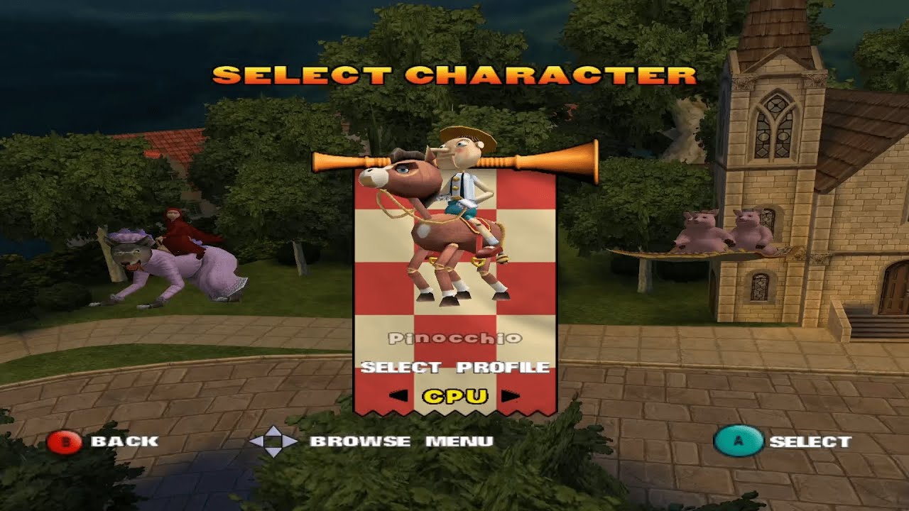 Shrek Smash n' Crash Racing - Pinocchio AI Time Trials (Conventional ...