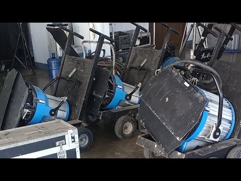 Movie Production Equipment Location Transfer - YouTube