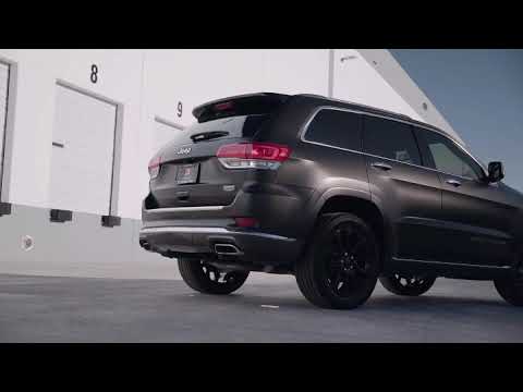 Full Color Change Satin Black Avery Vinyl Wrap on 2020 Jeep Grand ...
