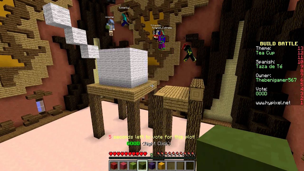 HOY ES MI CUMPLE!!! - Build Battle Minecraft - YouTube