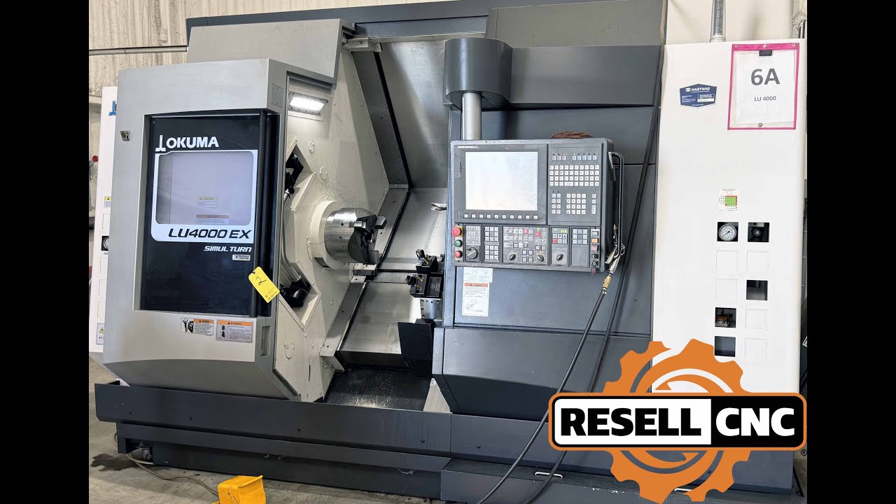 2022 Okuma LU4000 EX-MY 2SC/650 CNC Lathe - YouTube