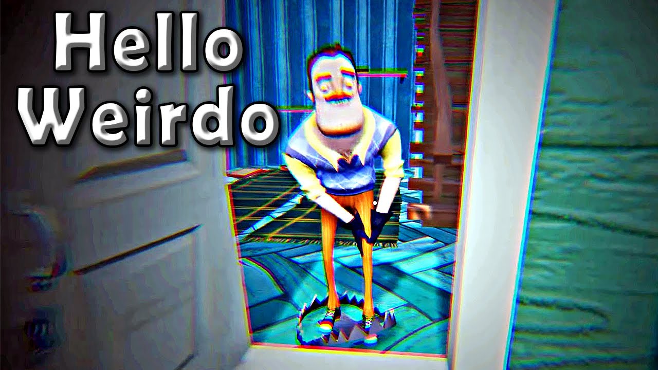 My Neighbor got some REALLY WEIRD HOUSE! 👀 Hello Weirdo Gameplay *HELLO ...