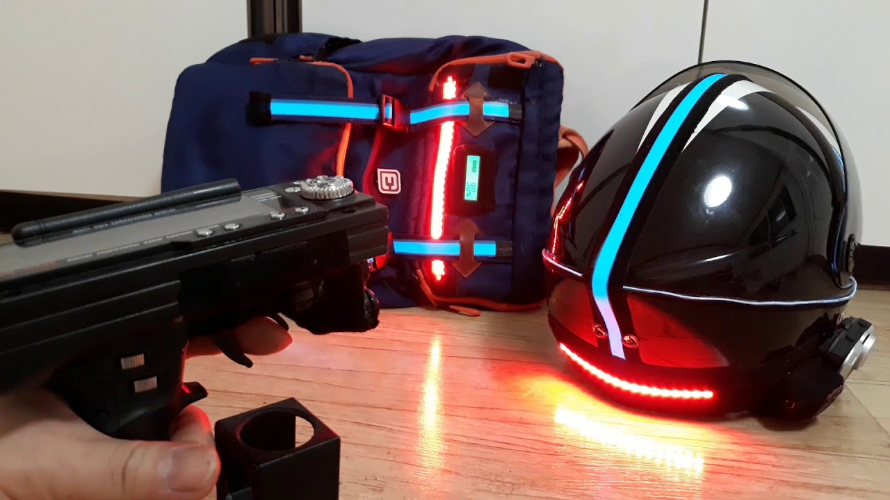 Electric Board # 239 T-board eSk8 LED Helmet 전동보드 LiFE - YouTube