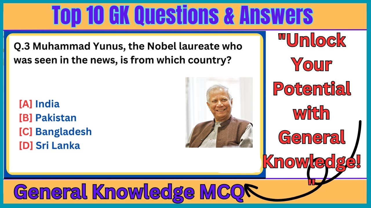 Top 10 INDIA GK questions and answers First in India | India's First GK ...