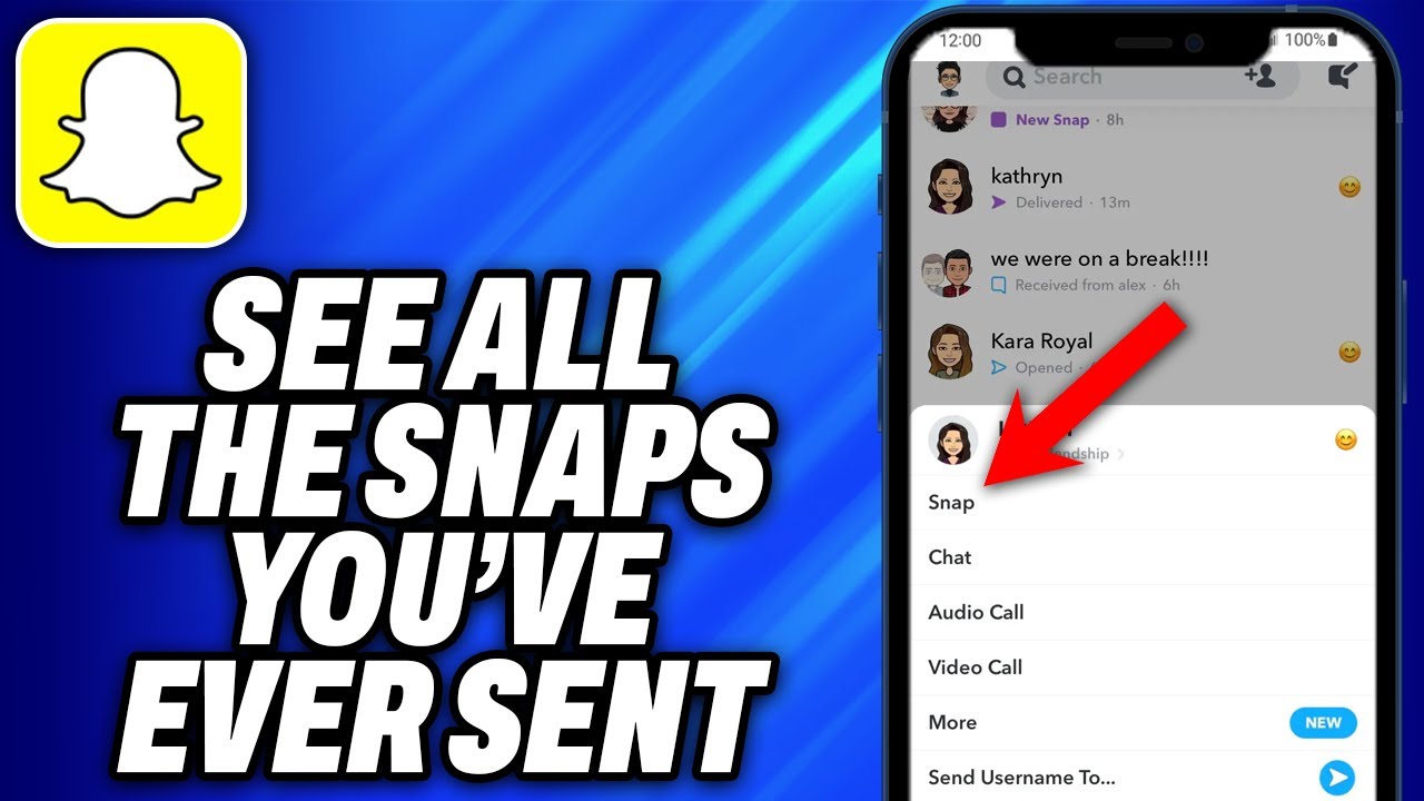 How To See All the Snaps You’ve Ever Sent -Easy Fix - YouTube