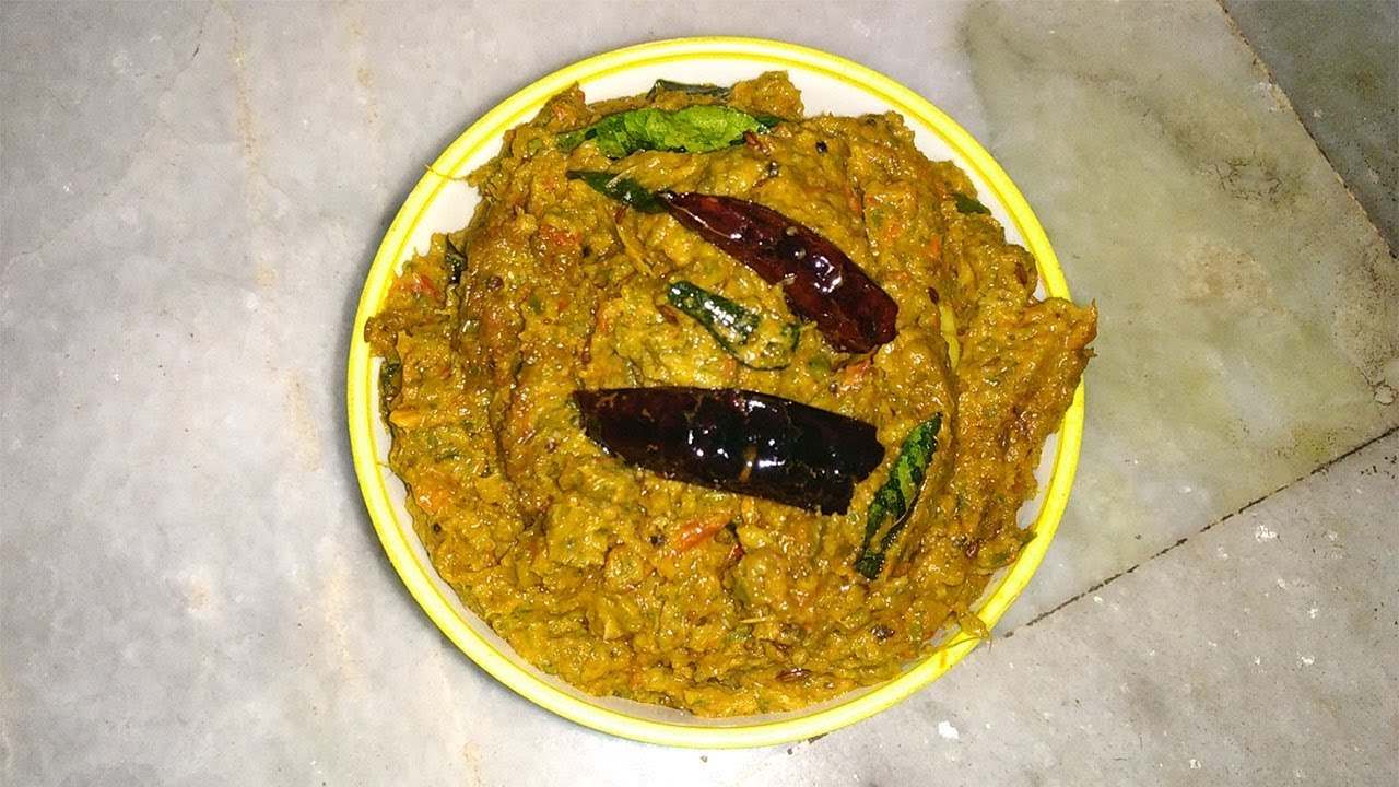 How to make Beerakaya Thokku Pachadi | Ridge Gourd Peel Chutney Recipe ...