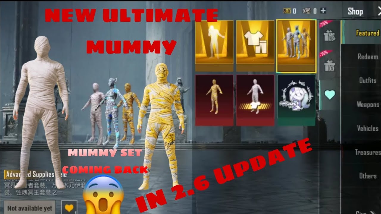 Mummy set is Coming Back|| Pubg mobile new update || Mummy release date ...