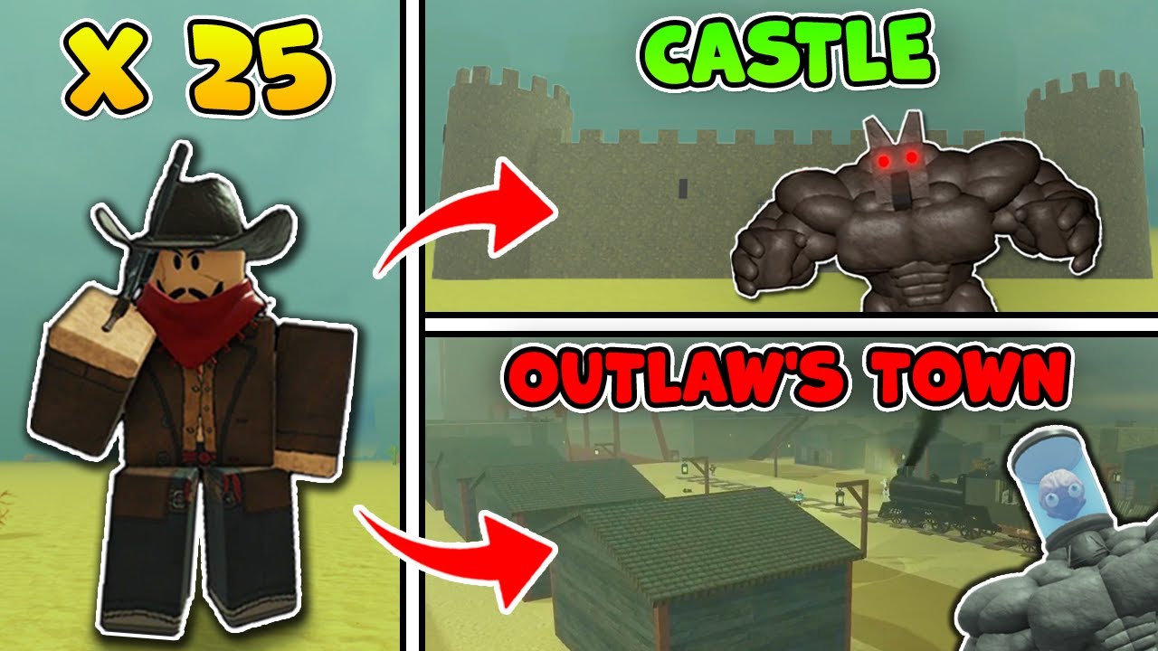Dead Rails | Roblox | Outlaws take over Castle and Outlaw's Town - YouTube