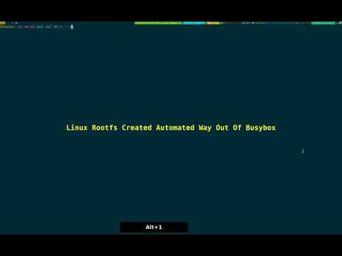 Linux Automated Way Of Creating Rootfs Out Of Busybox 2024_07_03_03:40:14 - YouTube