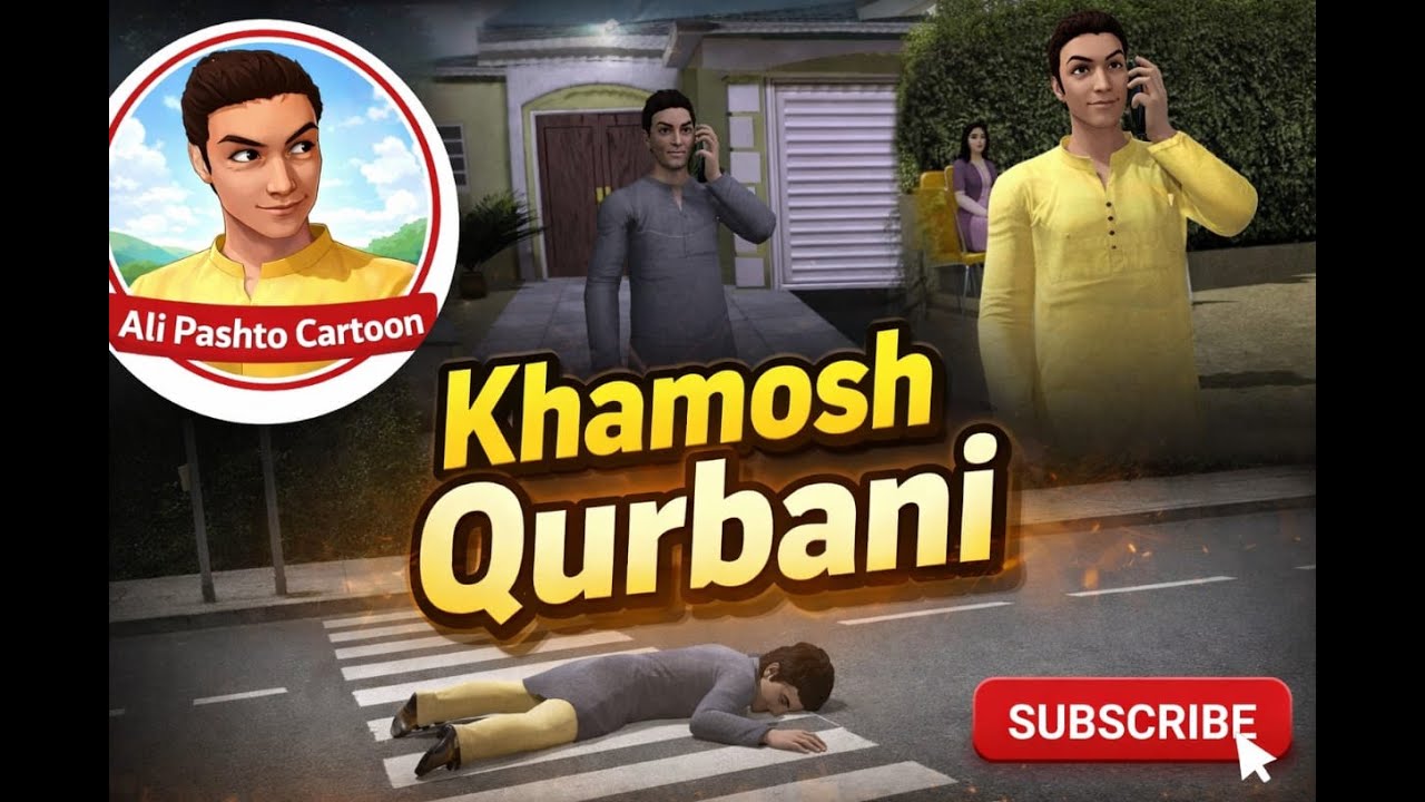 Khamosh Qurbani || Ali pashto cartoon || pashto cartoon || khan cartoon ...