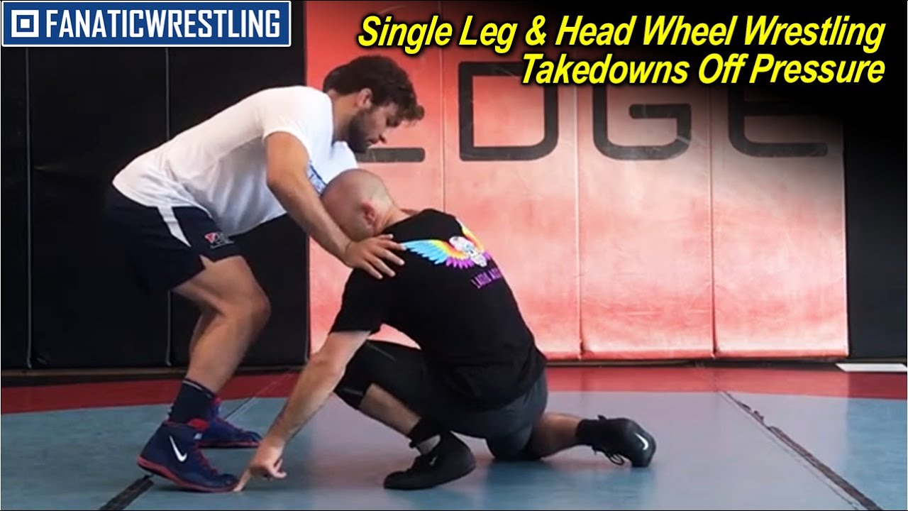Single Leg & Head Wheel Wrestling Takedowns Off Pressure With Columbia ...