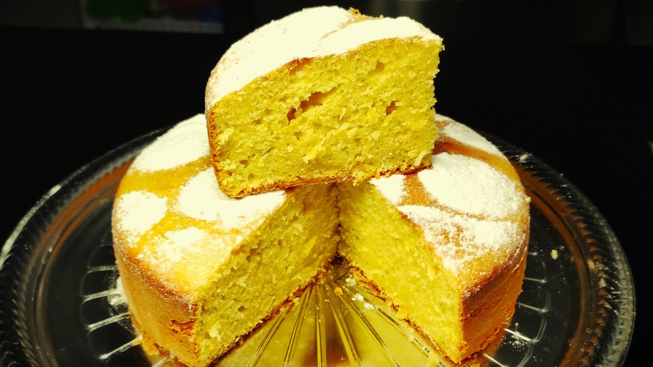 Con Una Naranja Y Tres Huevos Tienes Esta Deliciosa Torta O Keke Youtube
