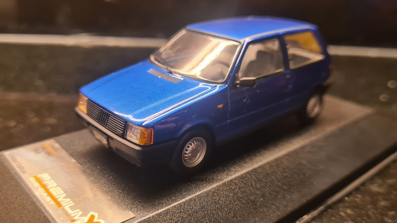 premium x 1/43 fiat uno 1983 diecast model car - YouTube