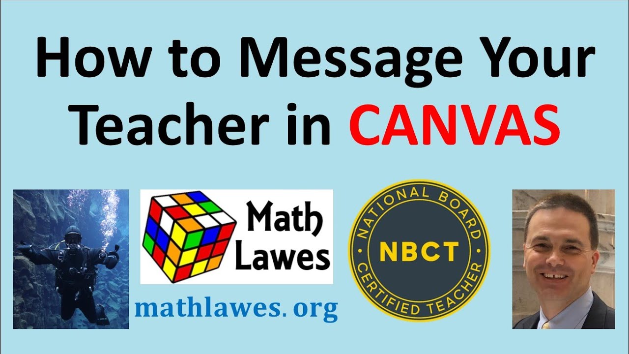 How To Message Your Teacher In Canvas YouTube How To Message Your Teacher In Canvas YouTube