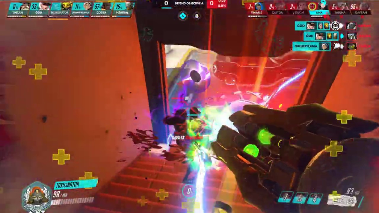 Nudge the exploding mech to safety - YouTube