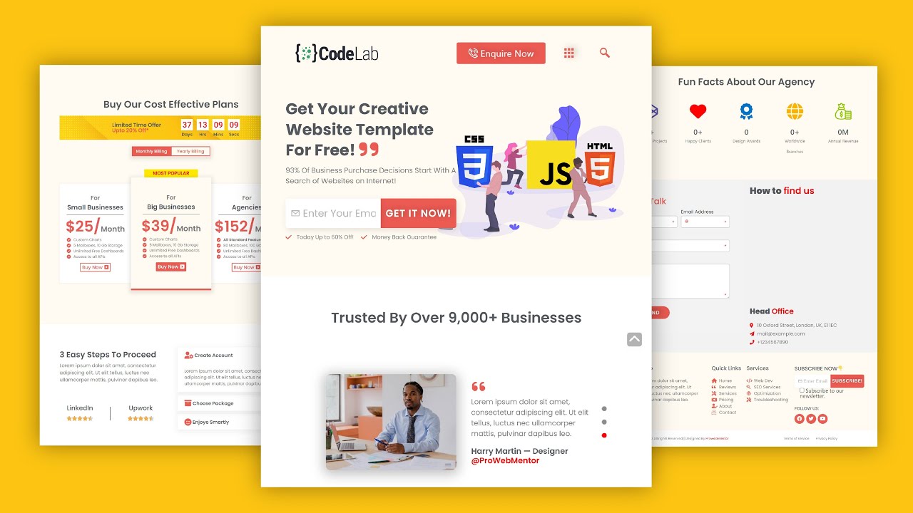 🔴Elementor Landing Page Design | WordPress Landing Page Website - YouTube