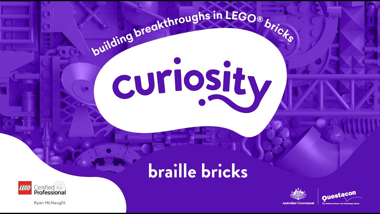 Questacon - Curiosity Exhibition's Braille Bricks - YouTube