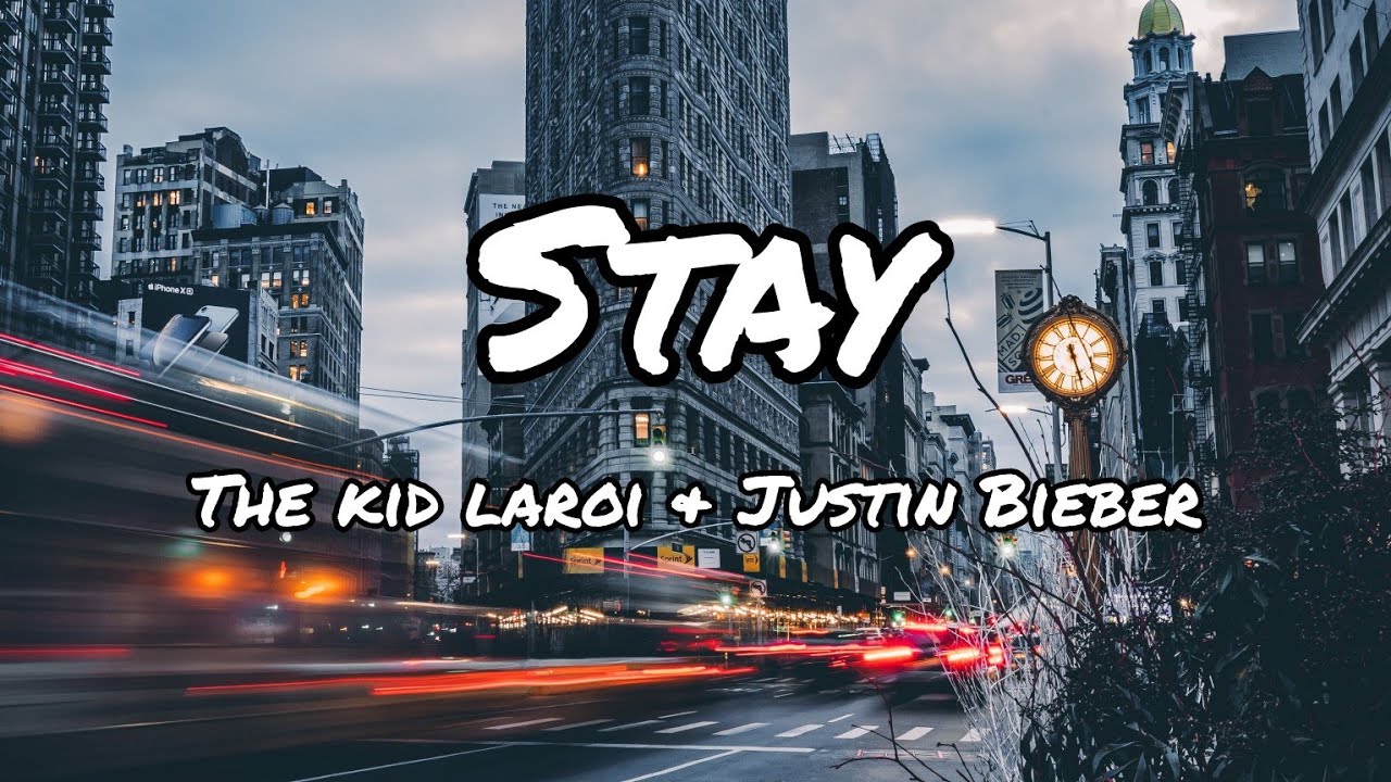 THE KID LAROI, JUSTIN BIEBER - STAY (LYRICAL VIDEO) - YouTube