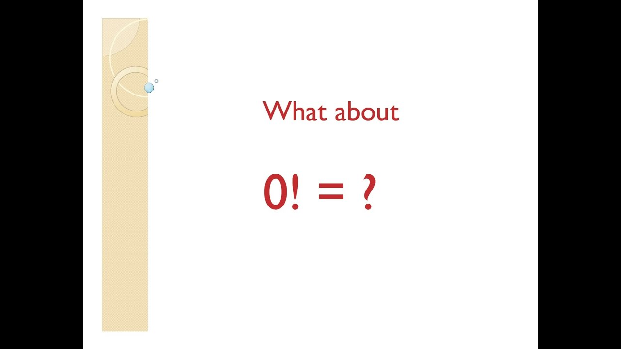 #virtuallearning #maths #fun What is the Value of factorial Zero ( 0 ...