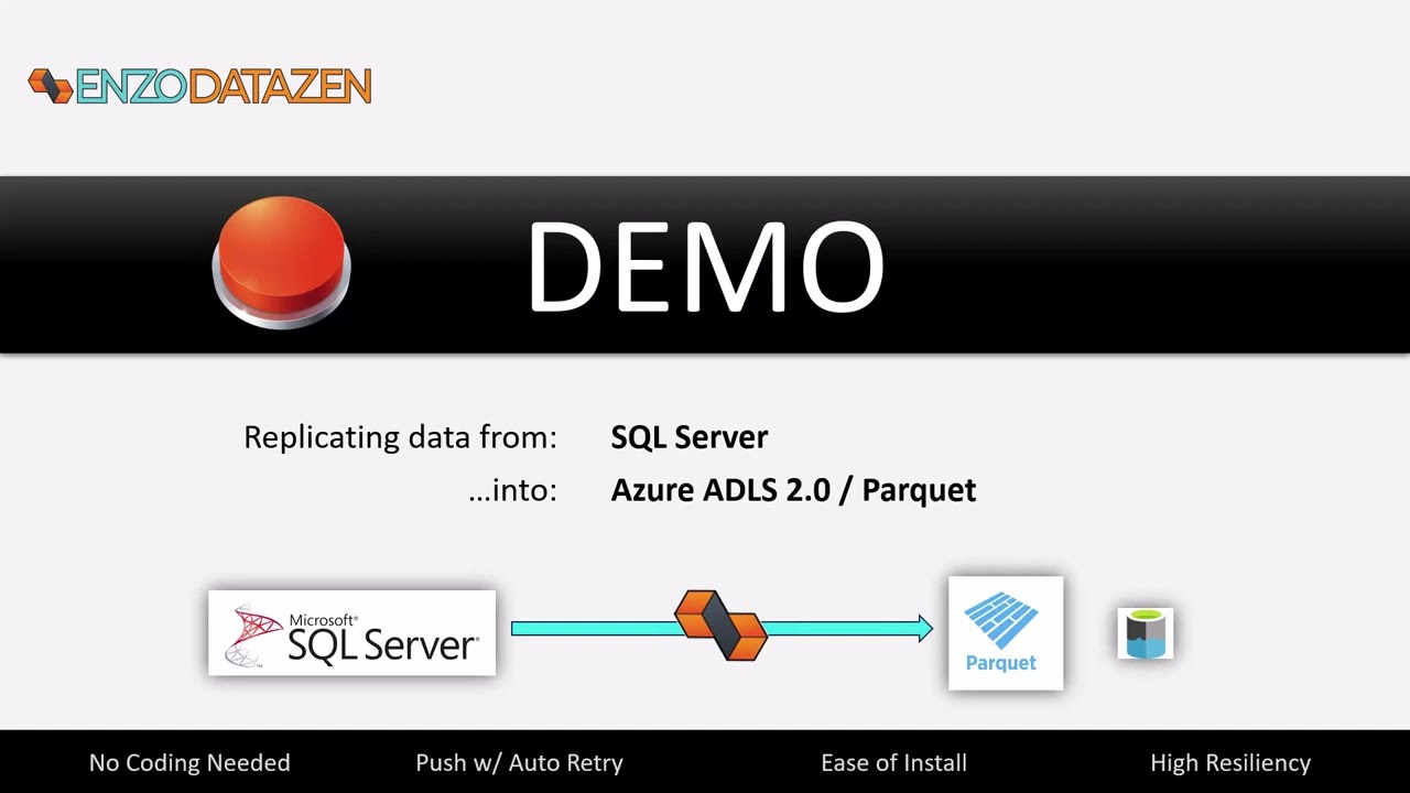 DataZen SQL Server To Parquet Files In ADLS 2 0 YouTube DataZen SQL Server To Parquet Files In ADLS 2 0 YouTube